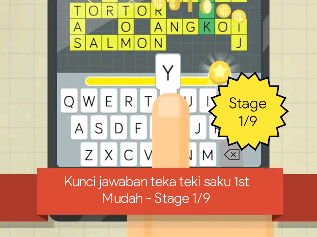 Kunci Jawaban Game Teka-Teki Saku 1st Mudah - Teka teki saku