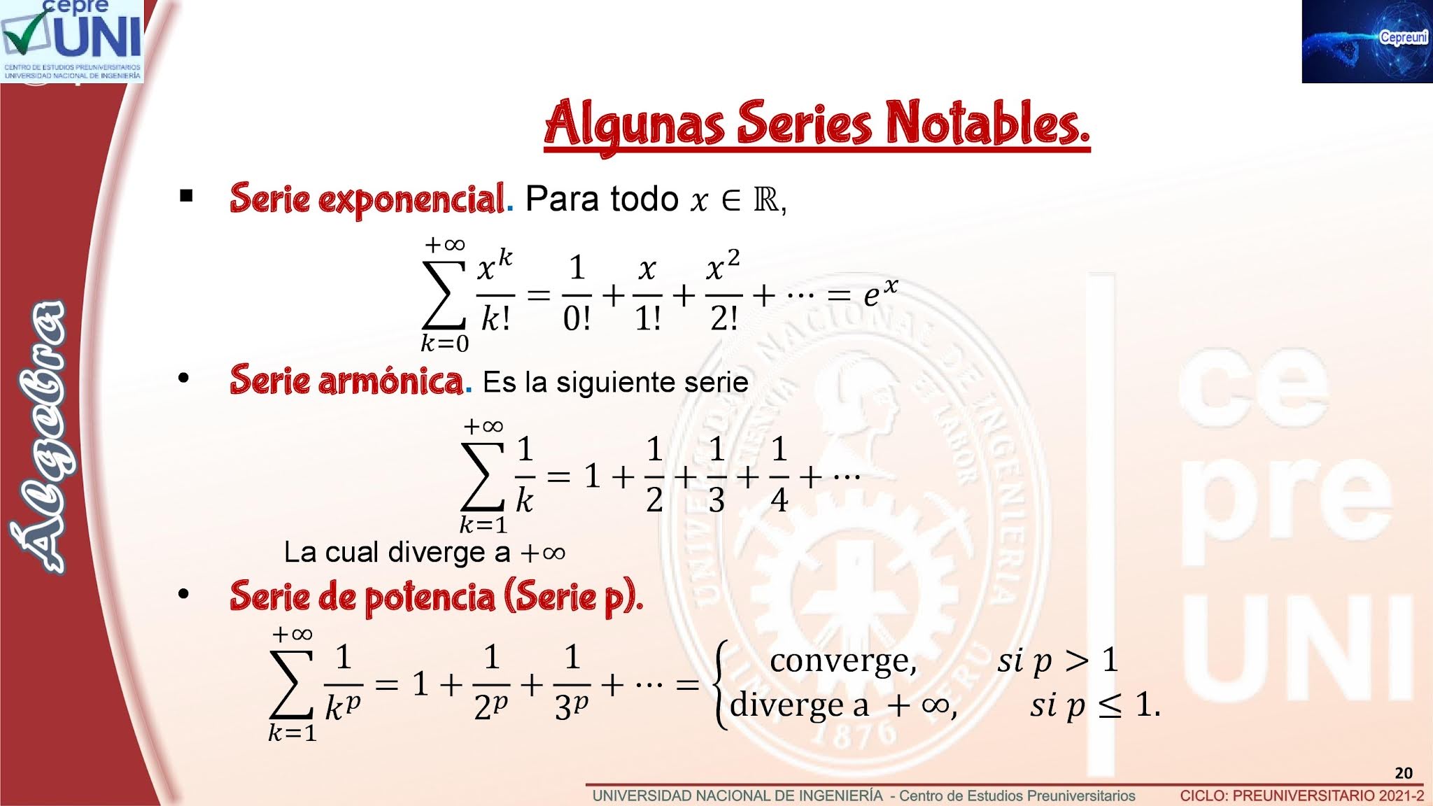 Yachakaj: Sucesiones y Series Numéricas (teoría + problemas)