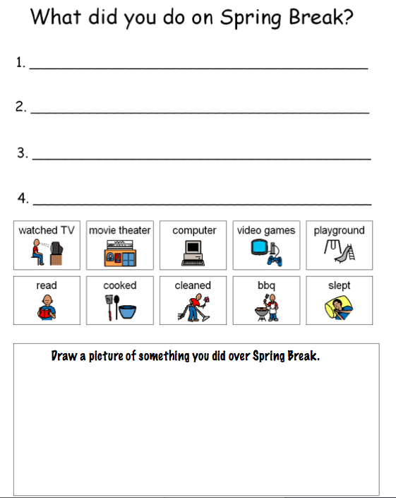 Autism Tank: Spring Break FREEBIE!