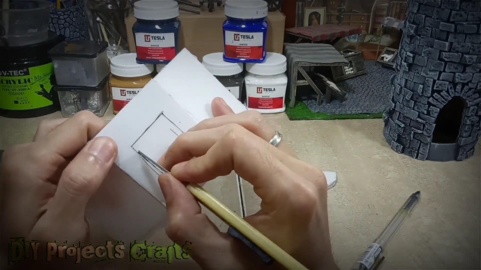 How to make Medieval Stone Tower for your Diorama or Tabletop Game