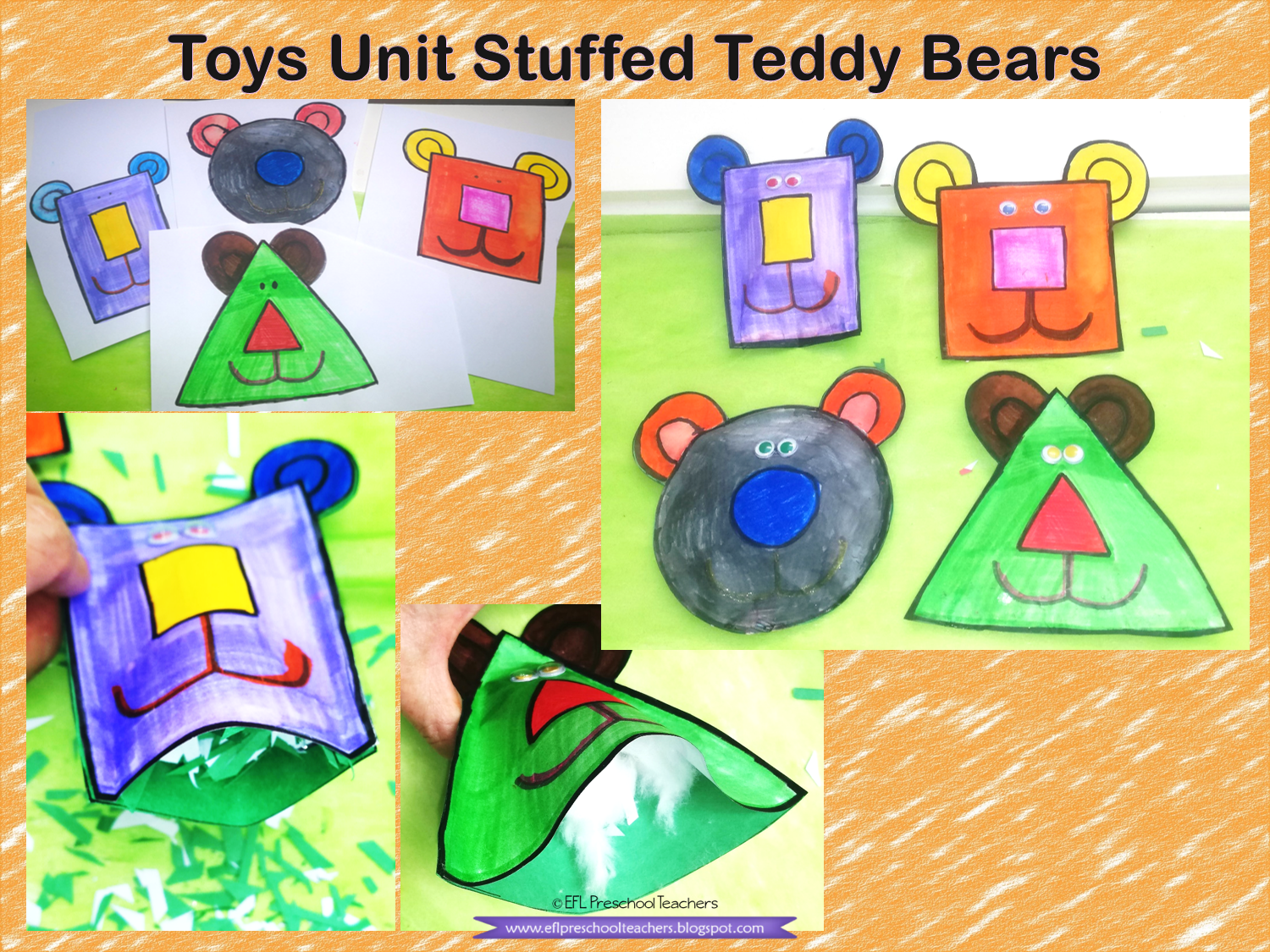 ESL/EFL Preschool Teachers: Toys Theme flashcards,small cards and ...