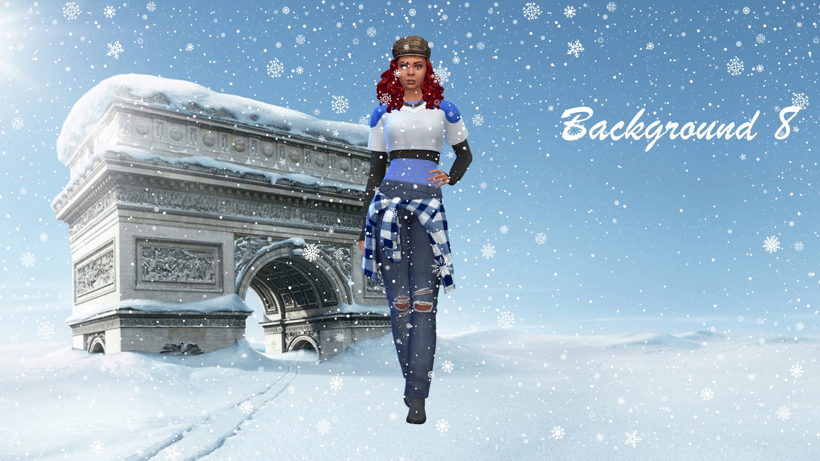 Annett's Sims 4 Welt: CAS Backgrounds "Winter 2017"