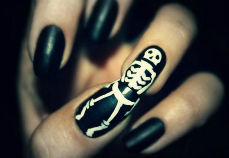 BEAUTY: Skull Nails