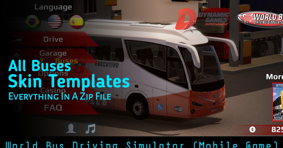 World Bus Driving Simulator Bus Skin Templates Free Download - Sourav ...