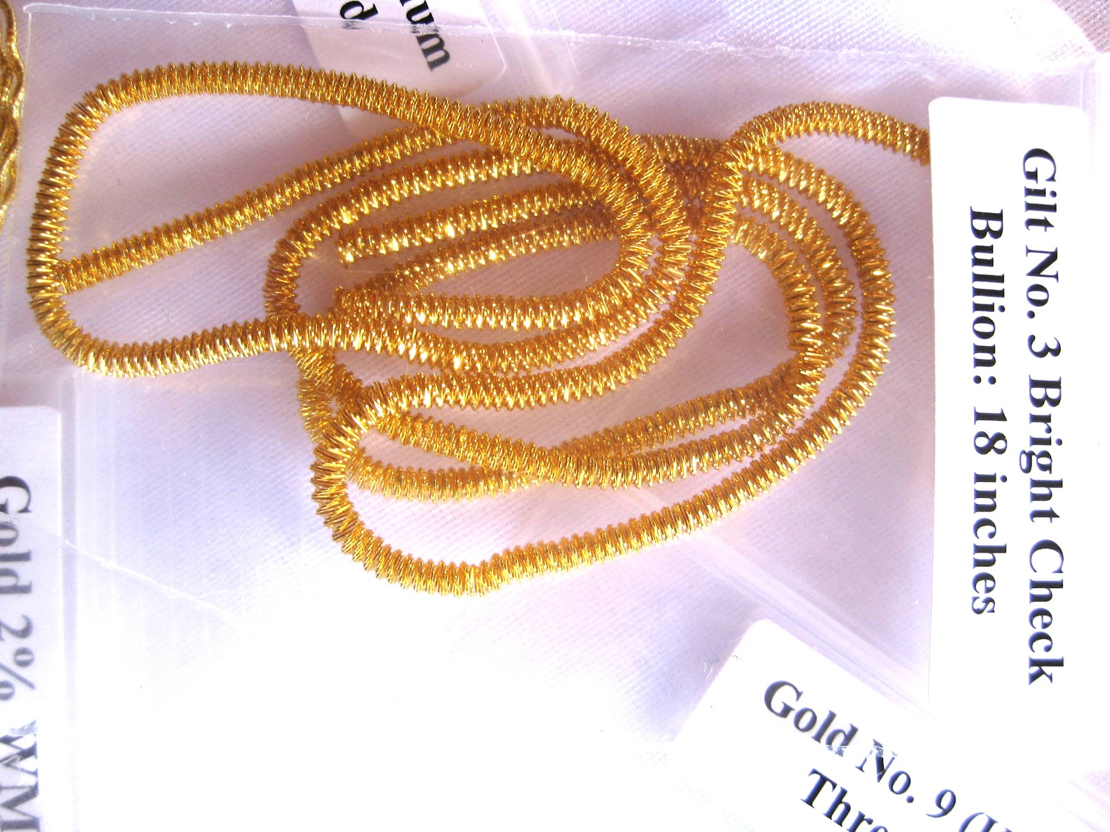 Silk and Colour: Gold Threads!