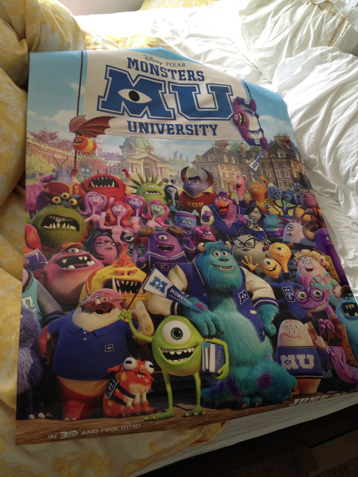 Dan the Pixar Fan: Monsters University: Poster