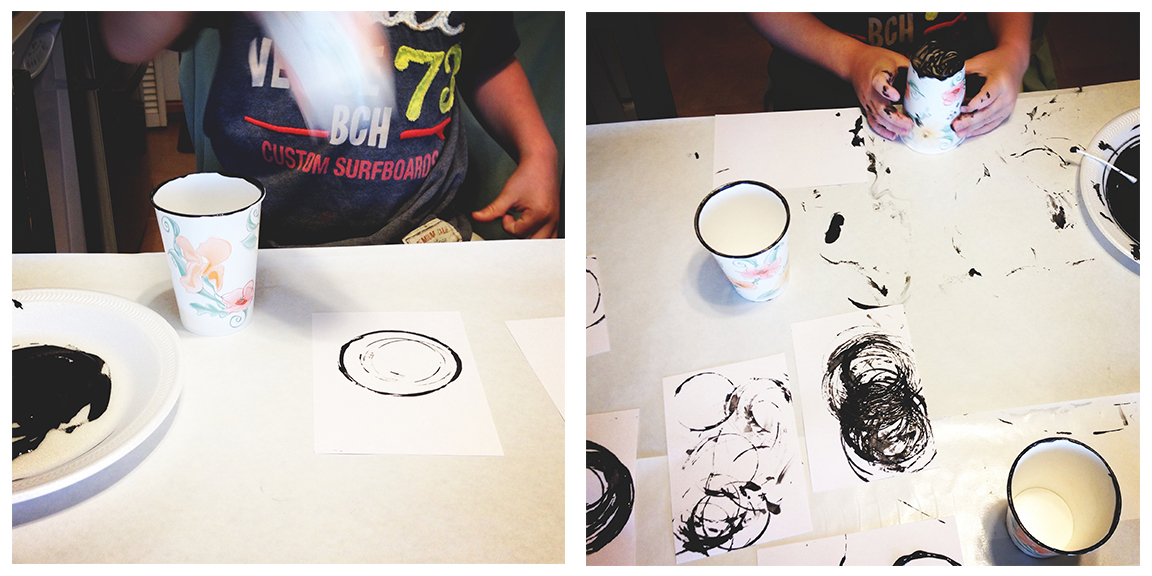 Not-So-SAHM: Artworks: Circle Printing