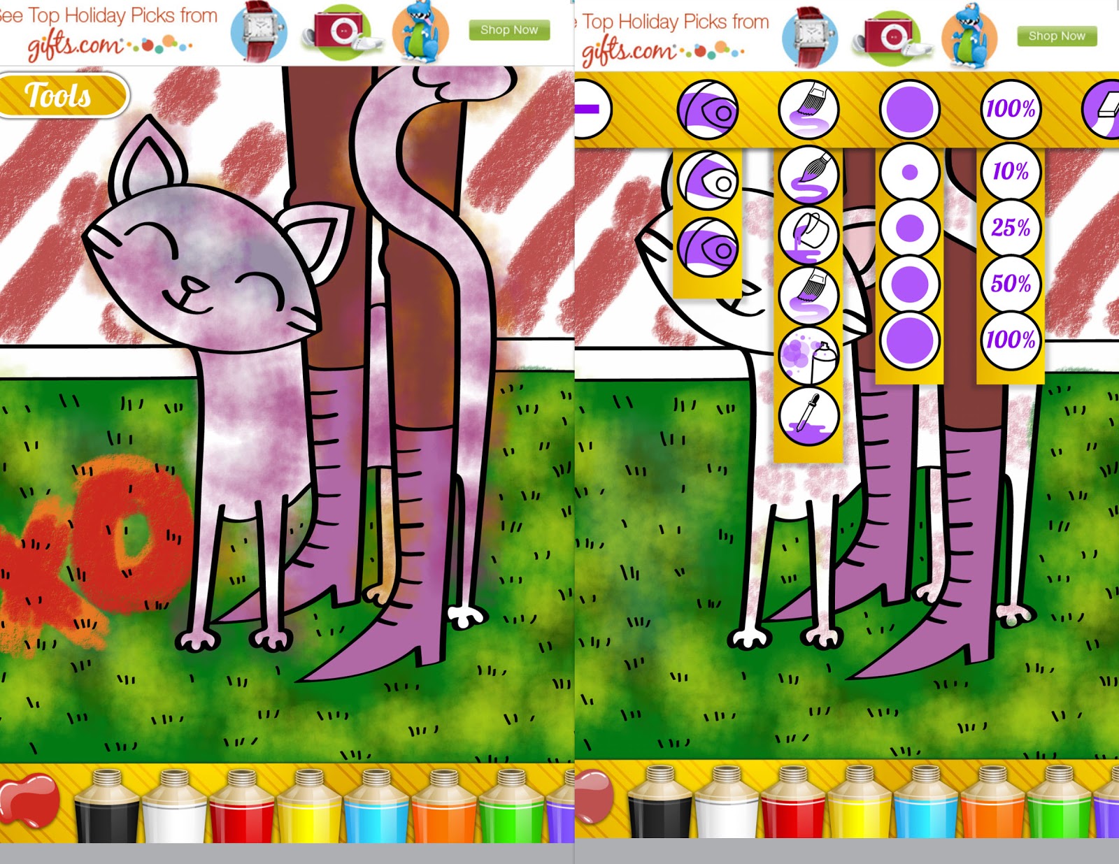 "Isabelle Thornton" Le Chateau des Fleurs: Color me 2 iPad App review