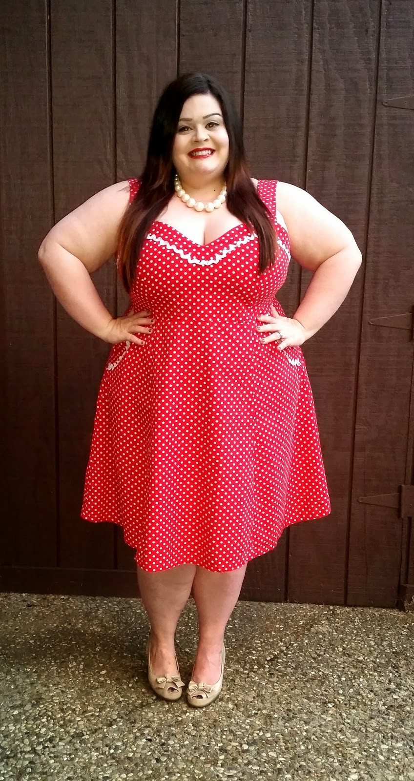 Thestylesupreme Plus Size Ootd Cherry Velvet Suzy Dress