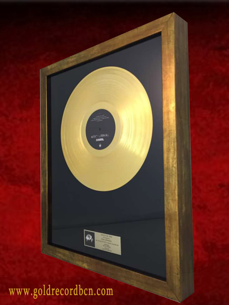 Discos de Oro y platino. Premios, galardones, awards, regalos ...