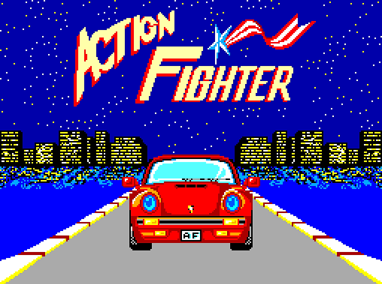 Classic Gaming Blog: Action Fighter - Sega Master System review