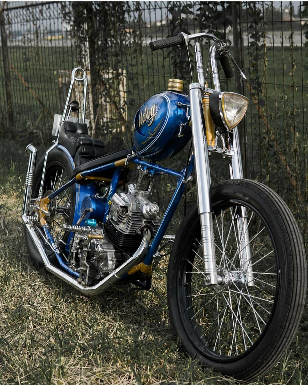 biker excalibur II: Blue Motorcycles