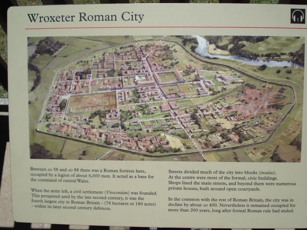 JJ's Wargames: Wroxeter Roman City - Visiting Shrewsbury part two: