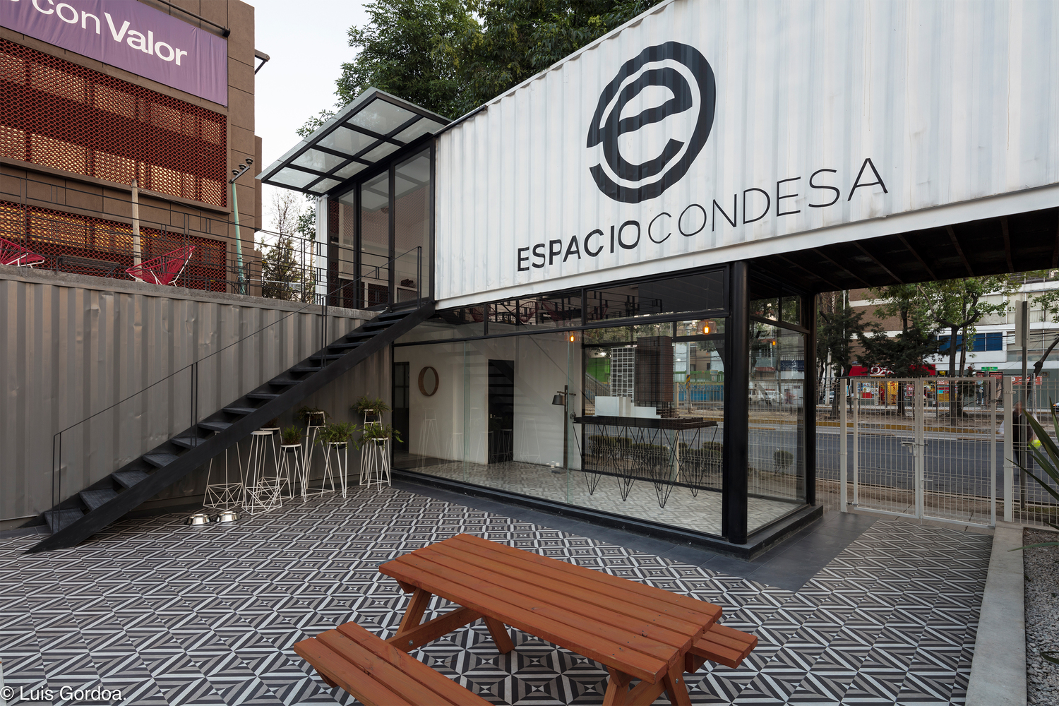 Shipping Container Homes & Buildings: 2 Story L-Shaped Shipping ...