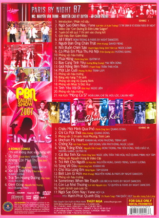 Paris By Night 87 - PBN Talent Show - Finals (2007) ~ CD Nhạc Việt