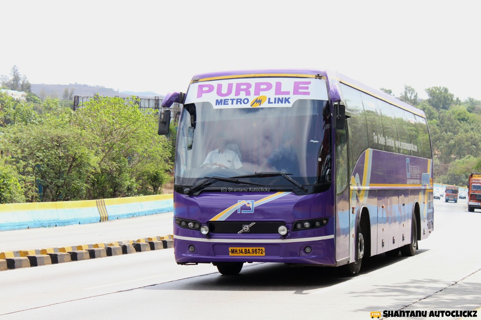Shantanu Autoclickz: Collection of Prasanna Purple Volvo B7R Buses ...