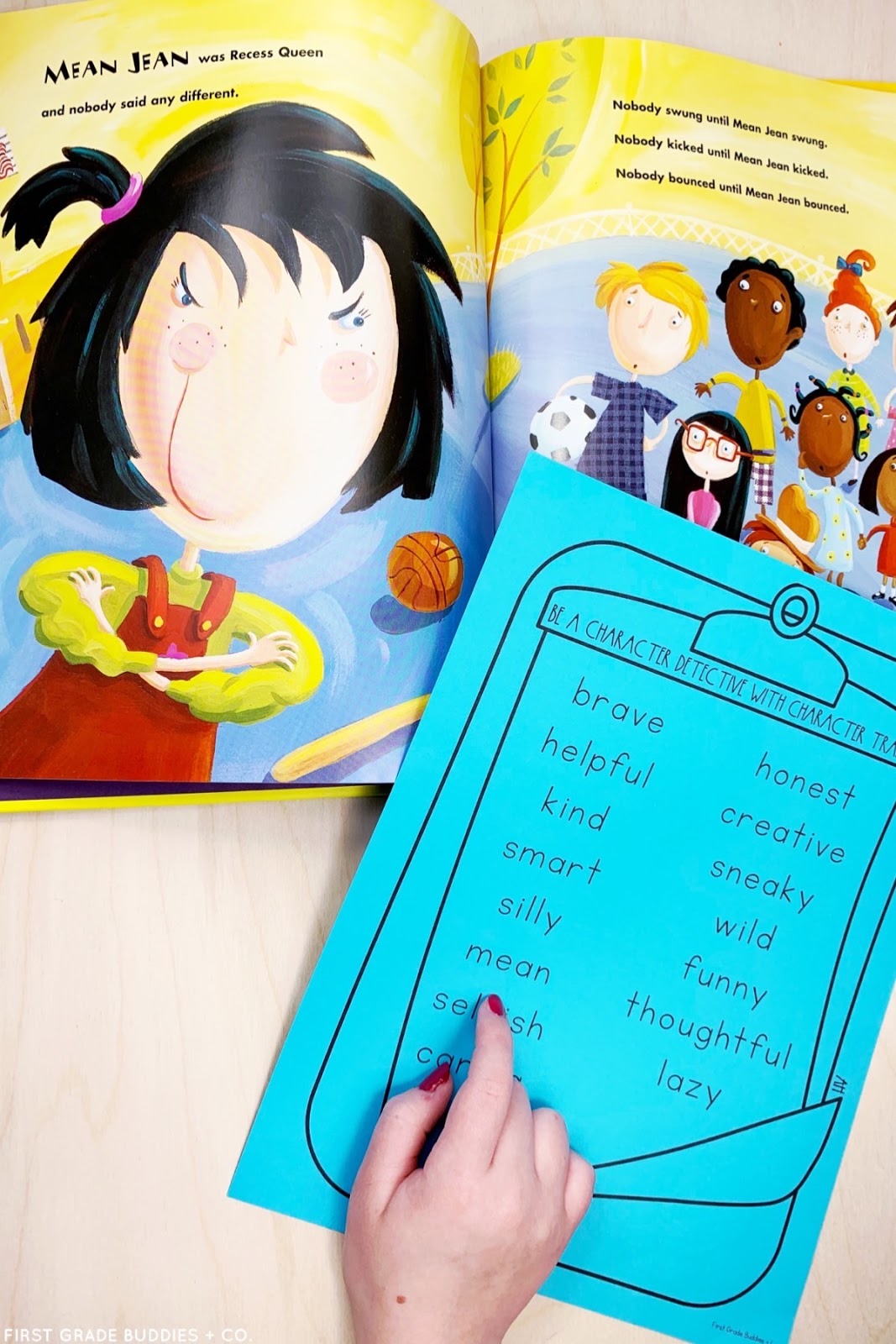 Character Traits Detective | First Grade Buddies
