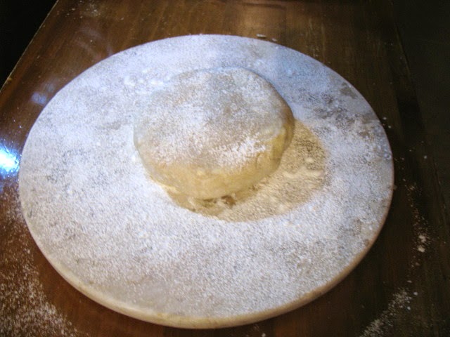 Okay, Let's Make: Pie Stone a 12" Round Marble Pastry Board