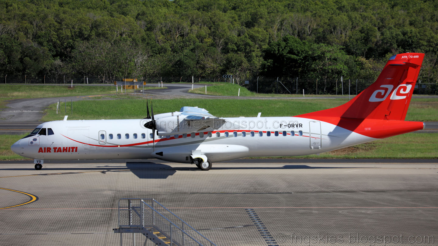 Far North Queensland Skies: Air Tahiti ATR 72-600 F-ORVR delivery ...