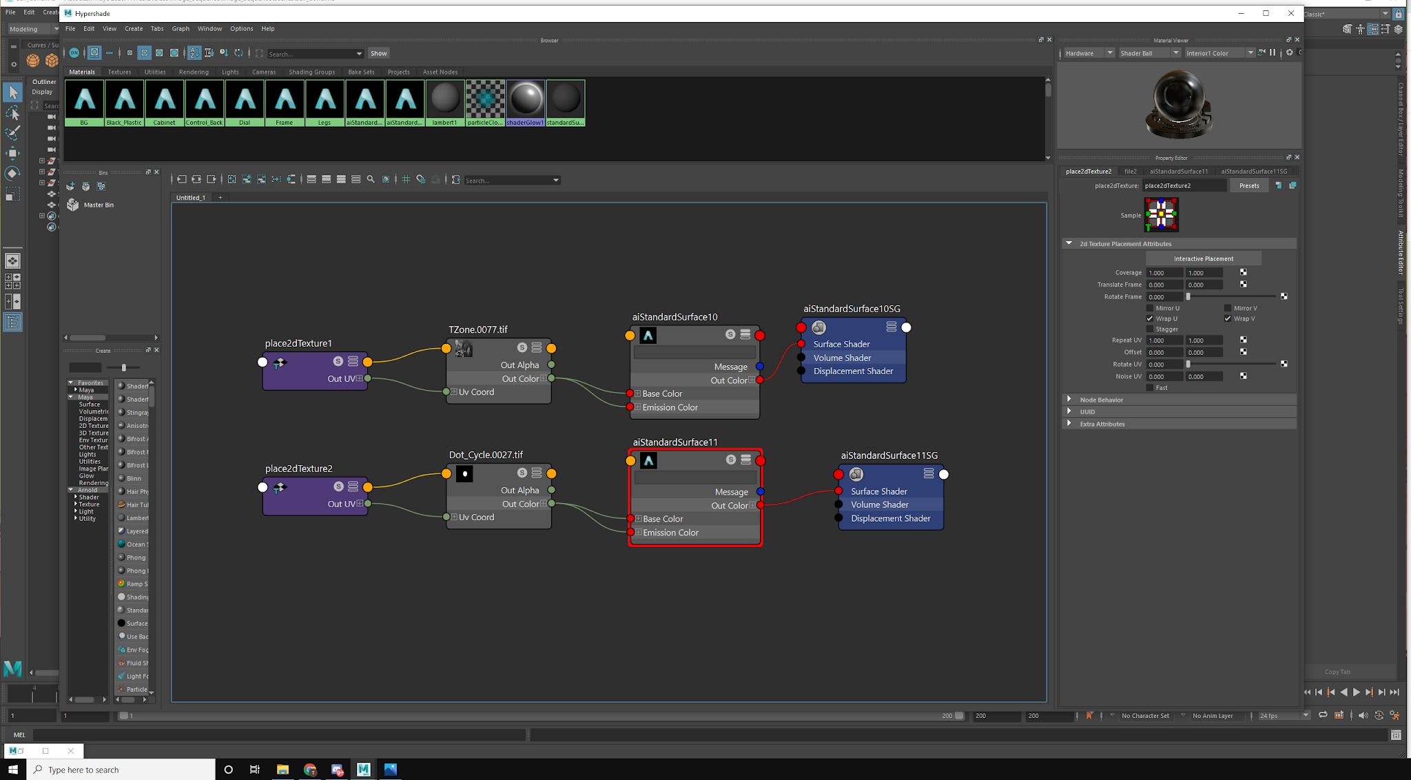 Maya Texturing Class : Image Sequence