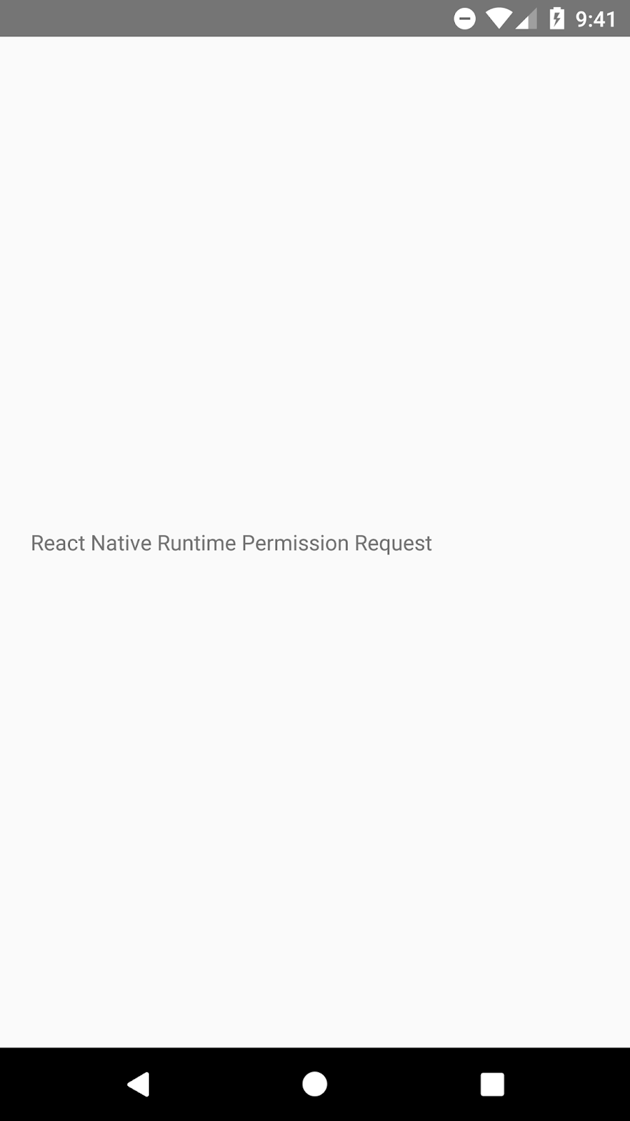 React Native Runtime Permissions Request Android Example Skptricks
