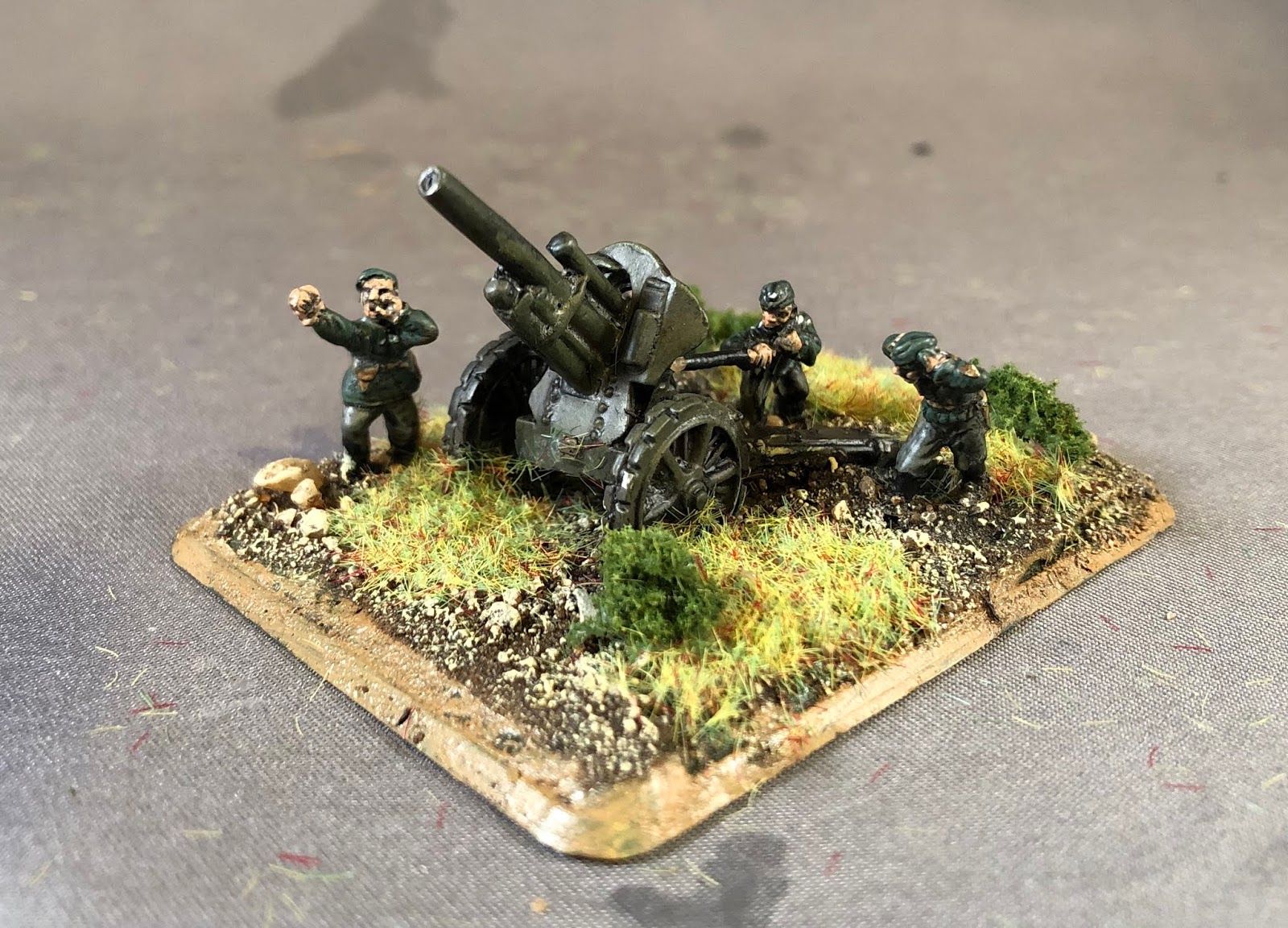 Bob's Miniature Wargaming Blog: Some 15mm artillery
