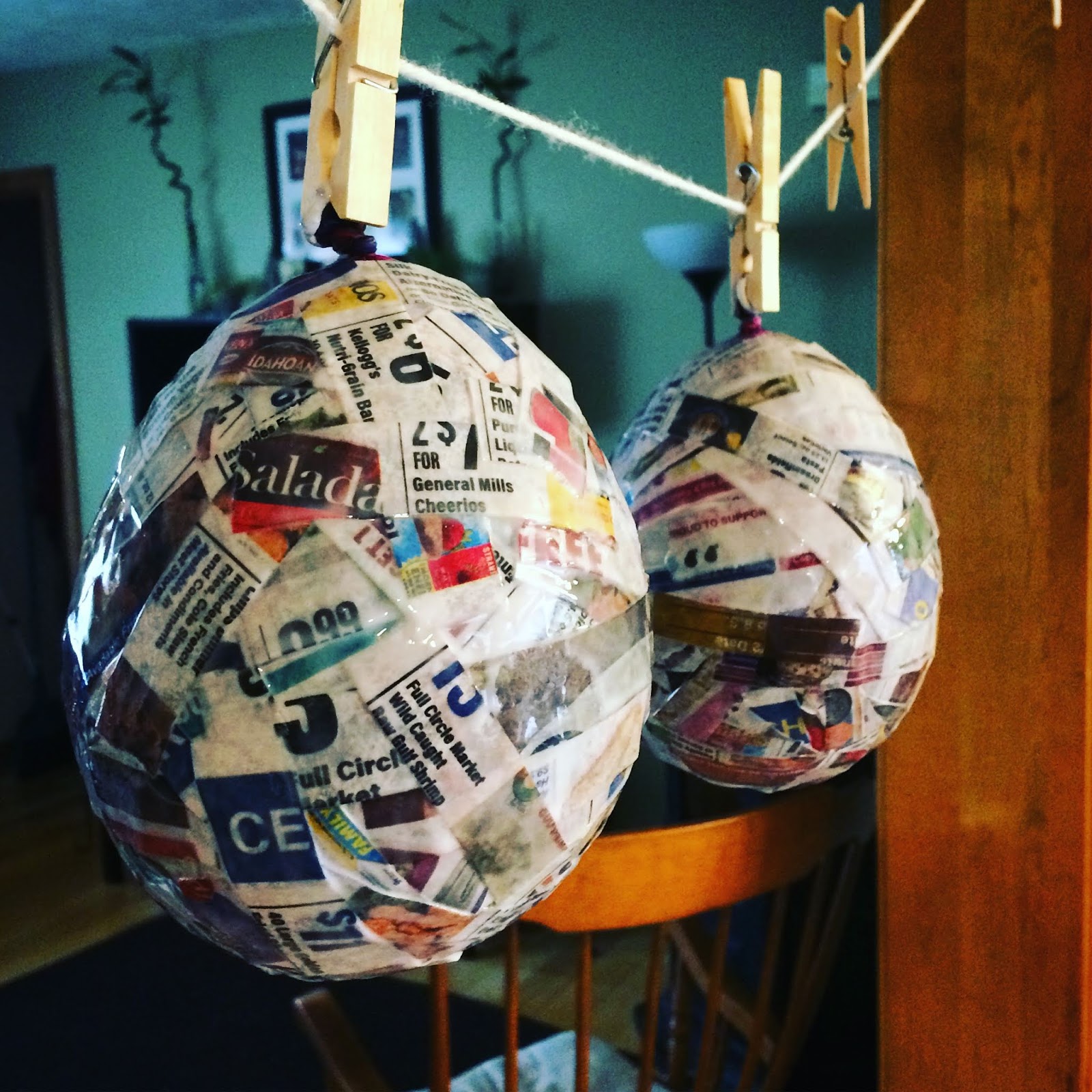 Home-Cooked & Handmade: Paper Mache Easter Eggs