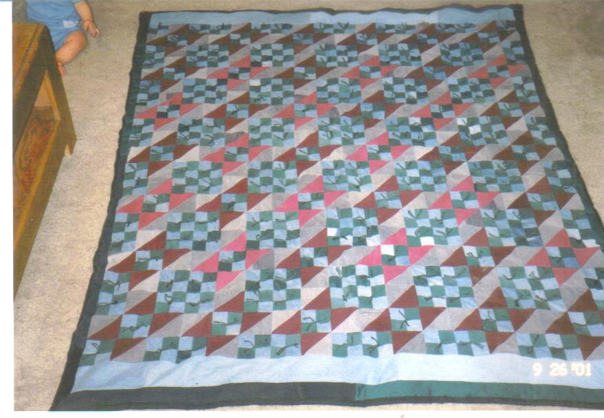 Tonya Post: Colored Levi Quilts