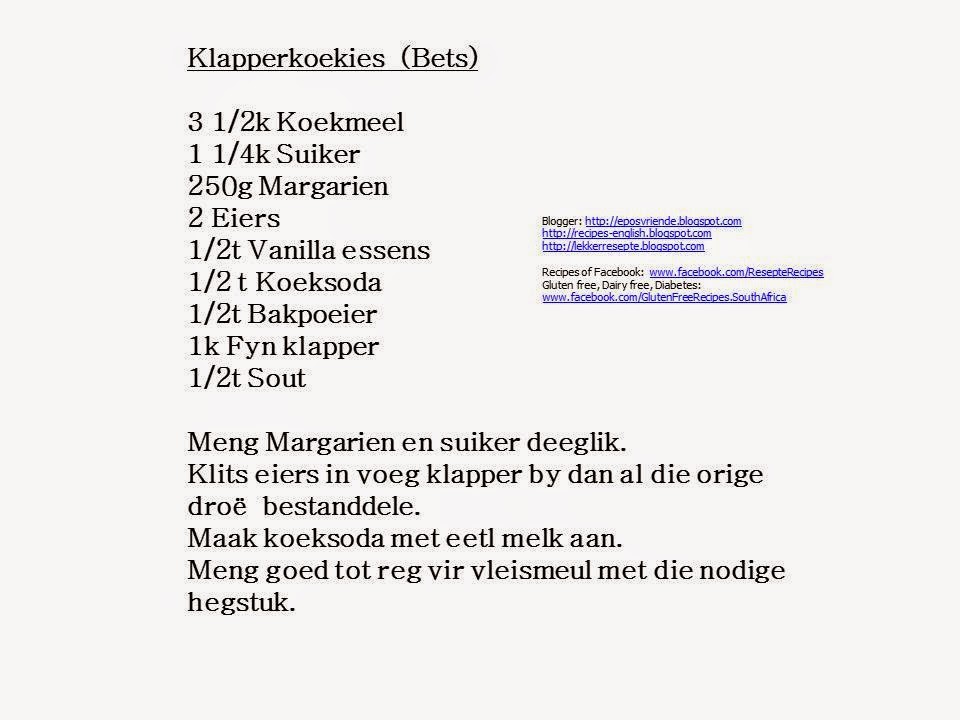 Lekker Resepte : Laaste resepte vir 2014 - Recipes made into pictures