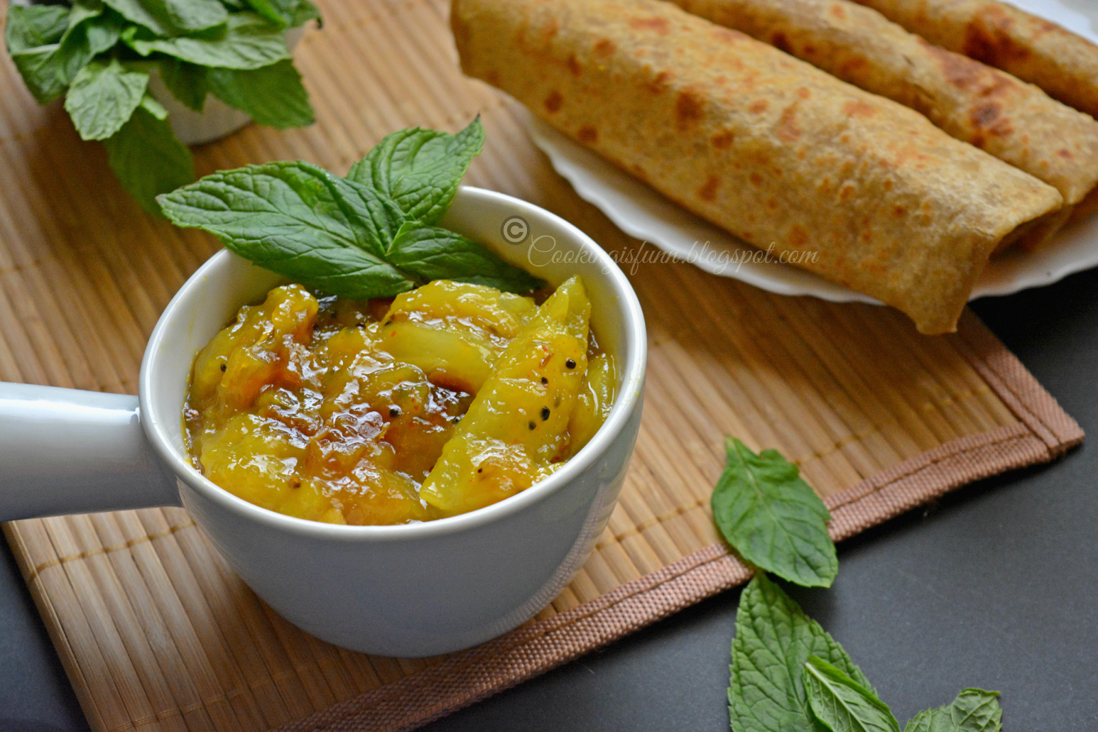 Cookingisfunn: Kacche Aam ki launji - Raw mango Launji