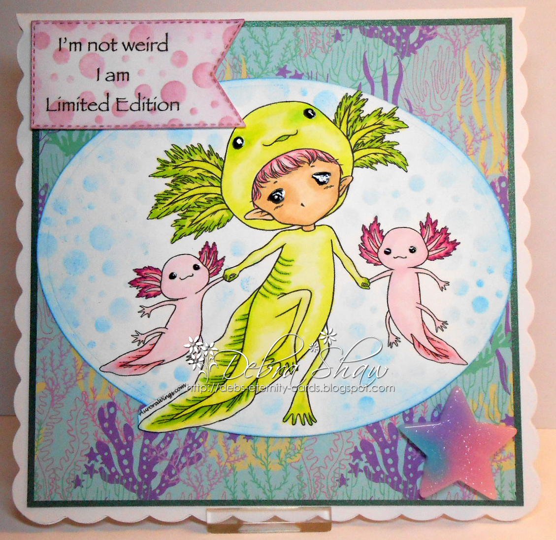 Debs Bat Cave: Axolotl Sprite Aurora Wings