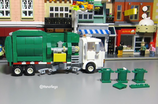 It's Not Lego: Garbage Truck MOC C5333 (Lego Ideas Garbage Truck)