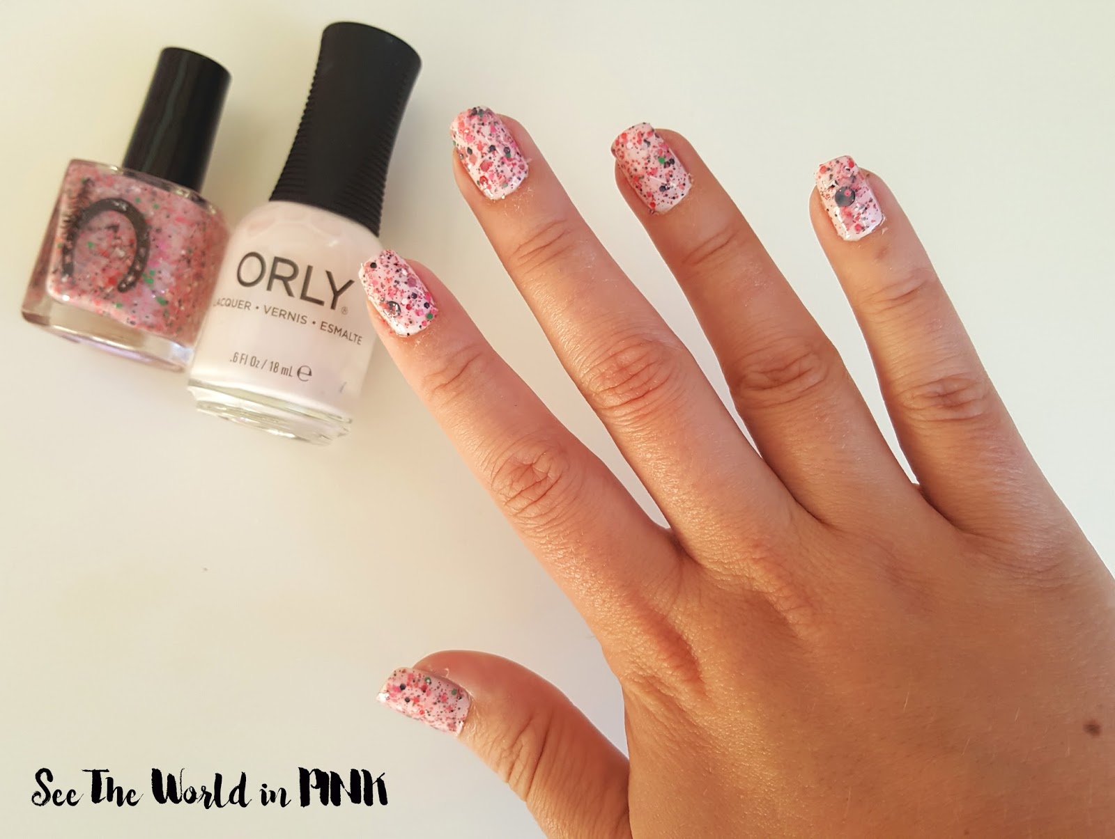 Manicure Tuesday - Pink Textured Nail Polish | See the World in PINK