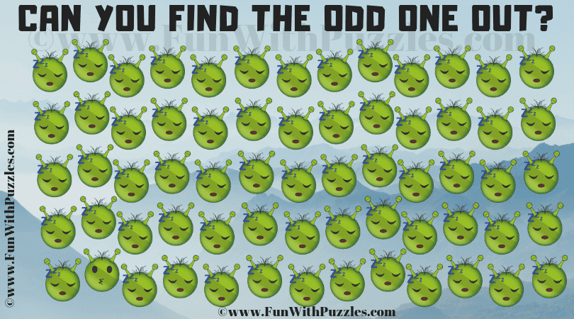 Train Your Brain: Find the Odd Emoji Picture Puzzle
