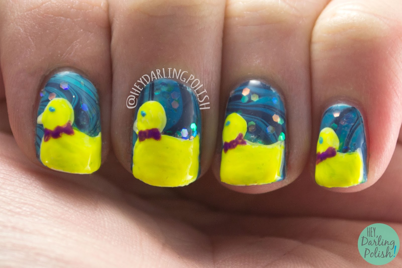 Hey, Darling Polish!: N.A.I.L Linkup - Rubber Duckies