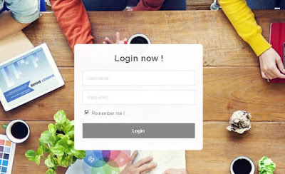 Membuat halaman login yang keren dan Responsive HTML5 CSS3 - RAJOEsolution