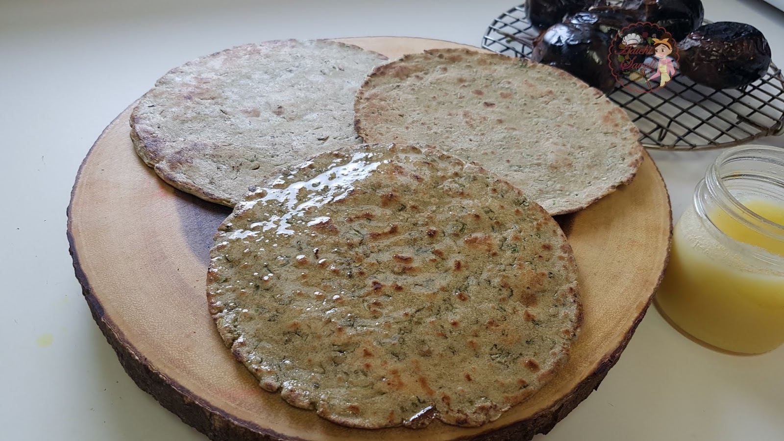 Flatbread Recipe Vegan: Methi-Masala Bhakri - Aaichi Savali