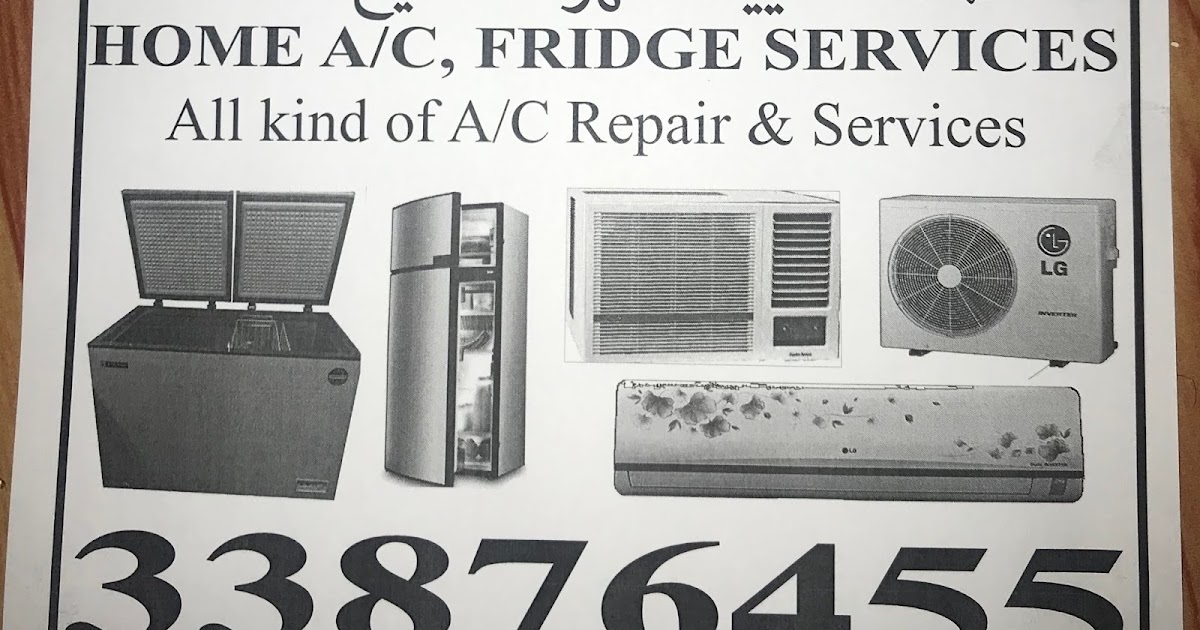 Air conditioner & refrigerator servicing