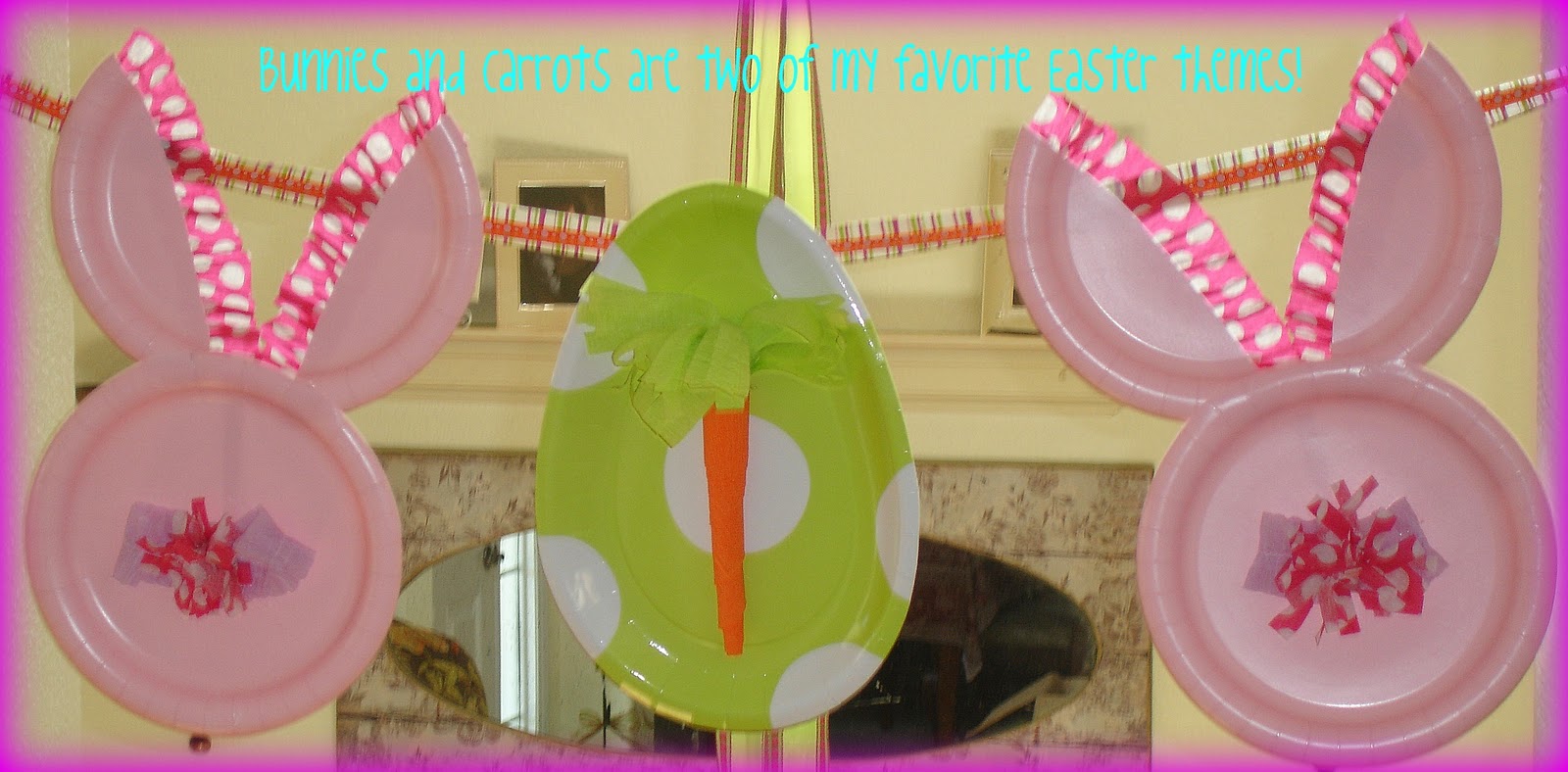 Holiday Snob: Paper Plate Bunny Banners