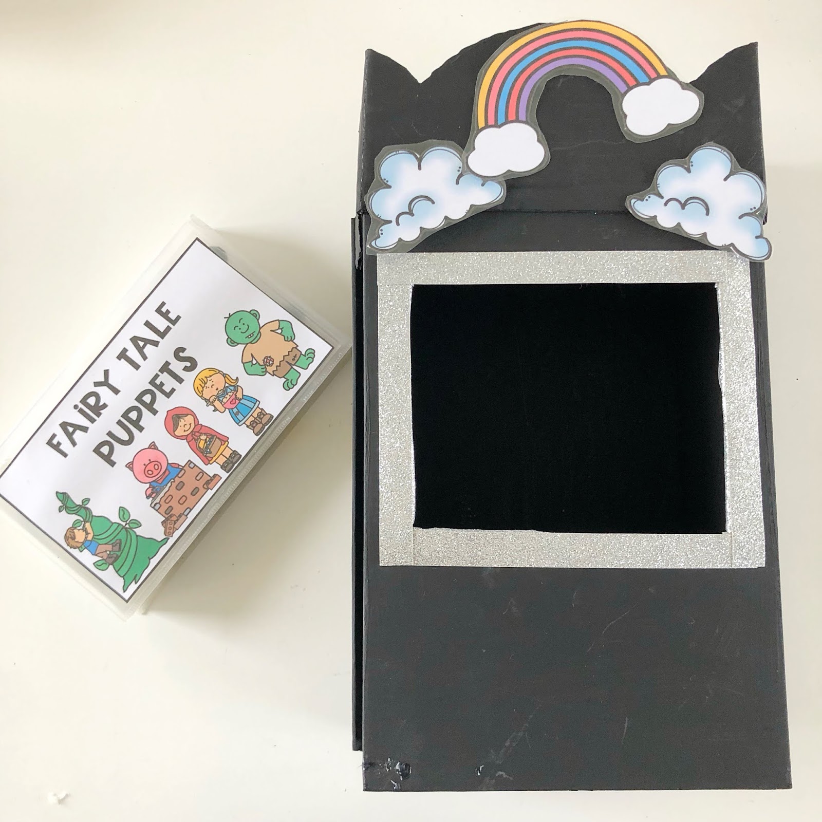 Make a Shoe Box Puppet Theatre - Kindergarten Matters Too.