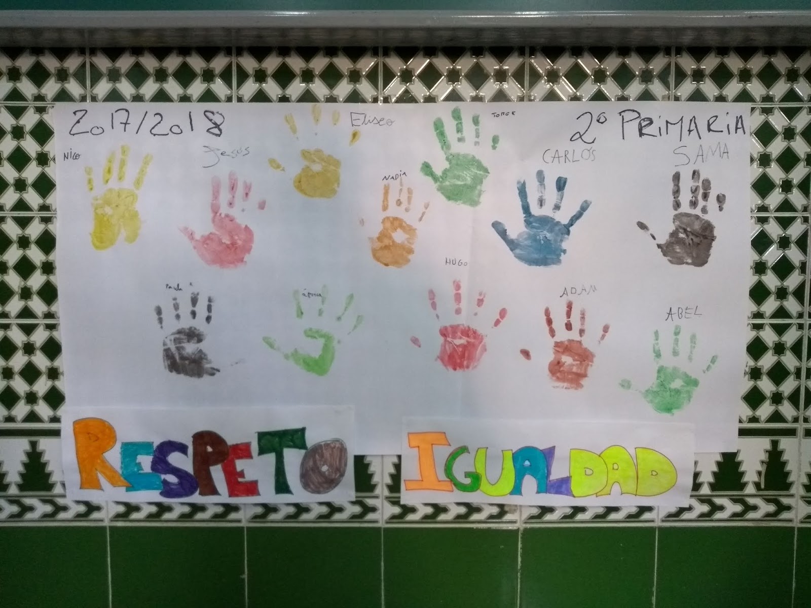 MURAL DE VALORES 😀