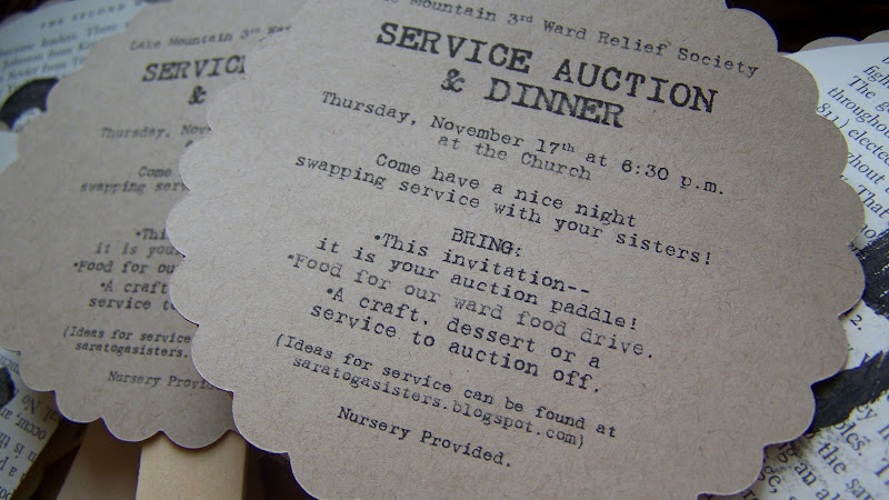 mish mash mom: Service Auction Ideas