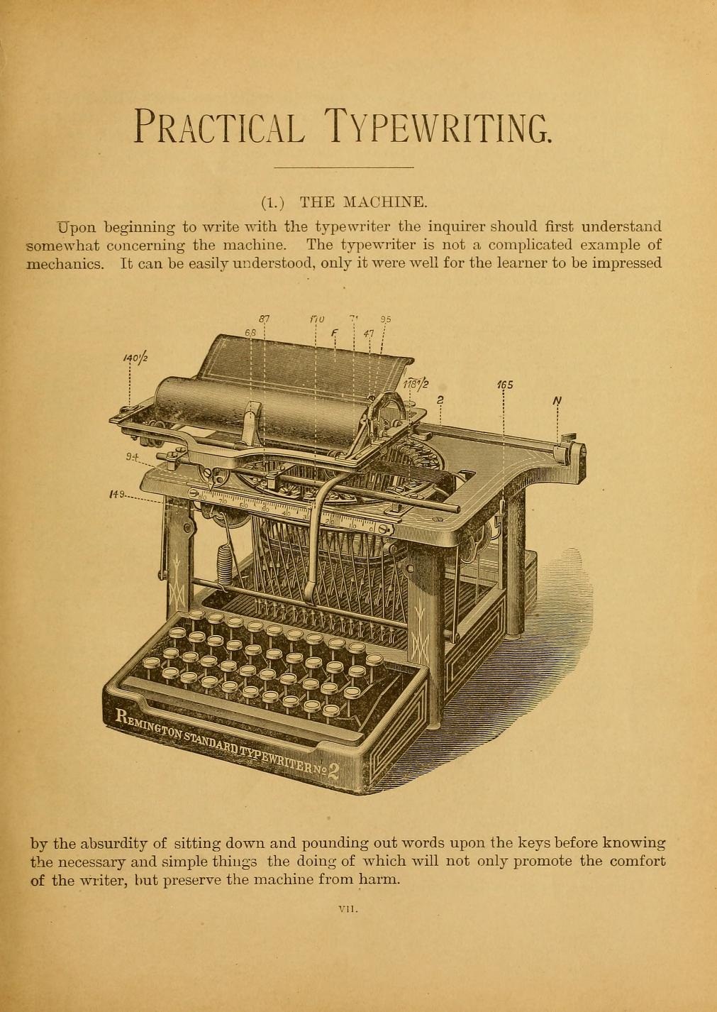 oz.Typewriter: Practical Typewriting - 1894 Style