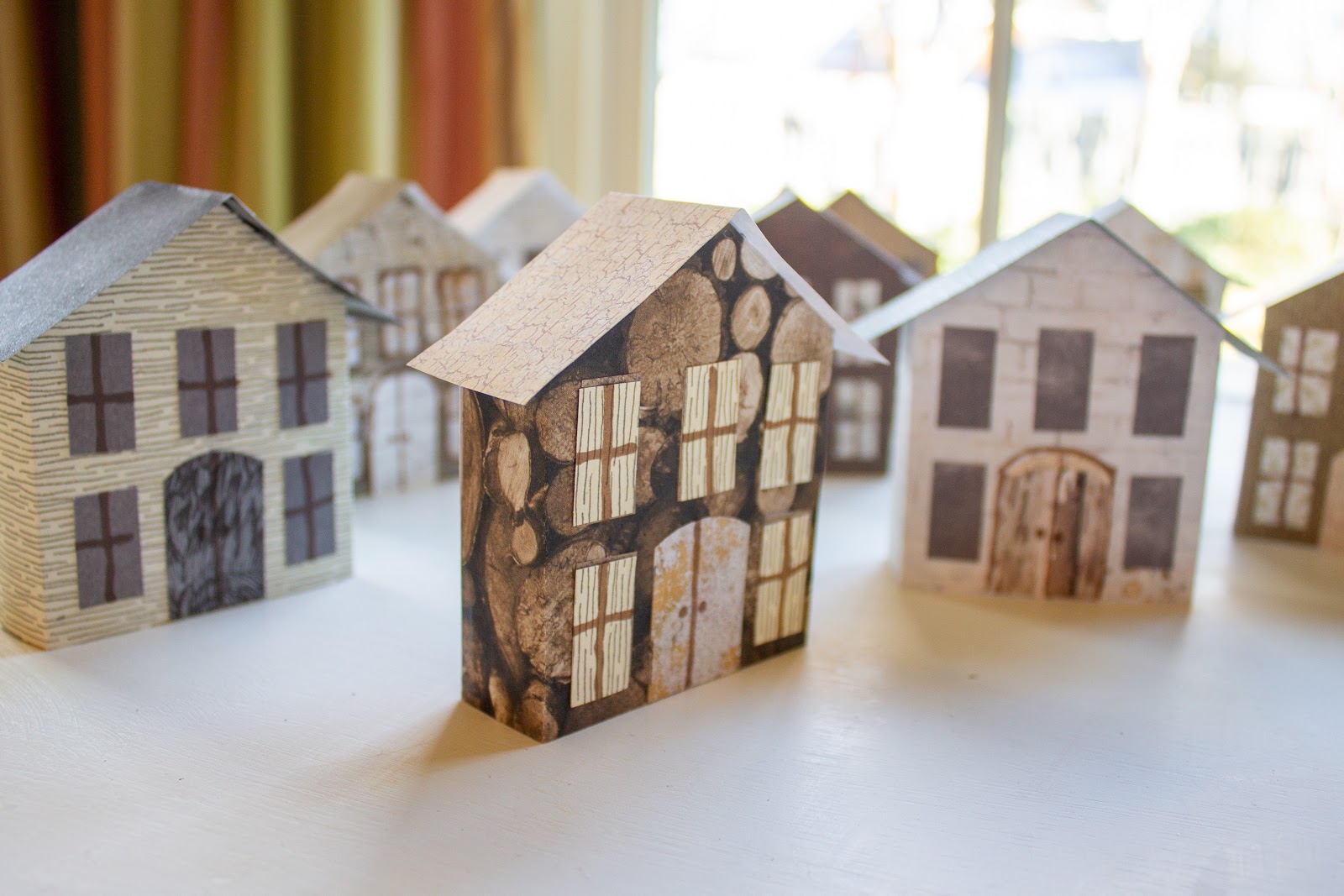 Make Little Paper Houses | Miss Kopy Kat