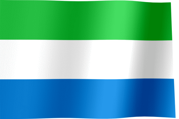 Flag of Sierra Leone (GIF) - All Waving Flags