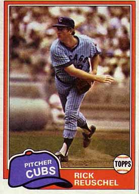 80's Cubs Cards: 1981 Topps Chicago Cubs Checklist