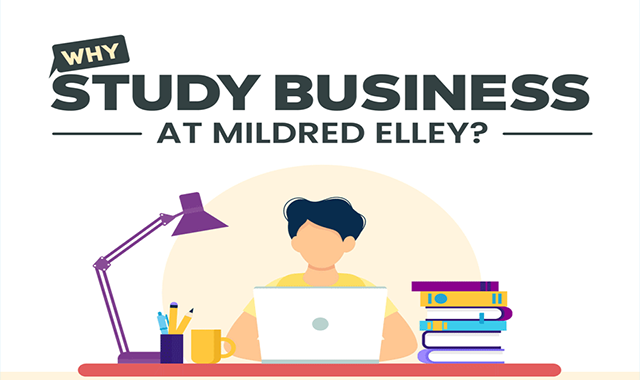 Why Study Business at Mildred Elley? #infographic - Visualistan