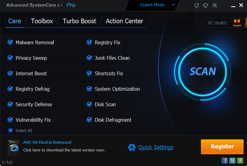 Wartune Addicts Blog: Advanced System Care Pro 7