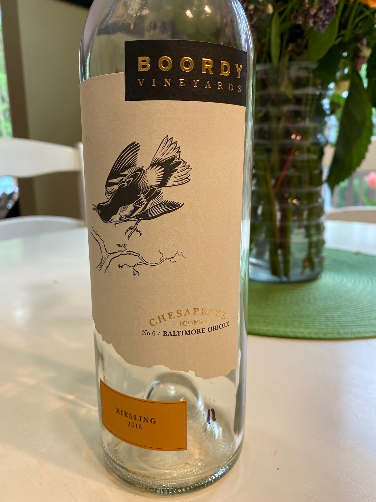 Boordy Chesapeake Icons No. 6/Baltimore Oriole - Riesling | Wine 4 Your ...