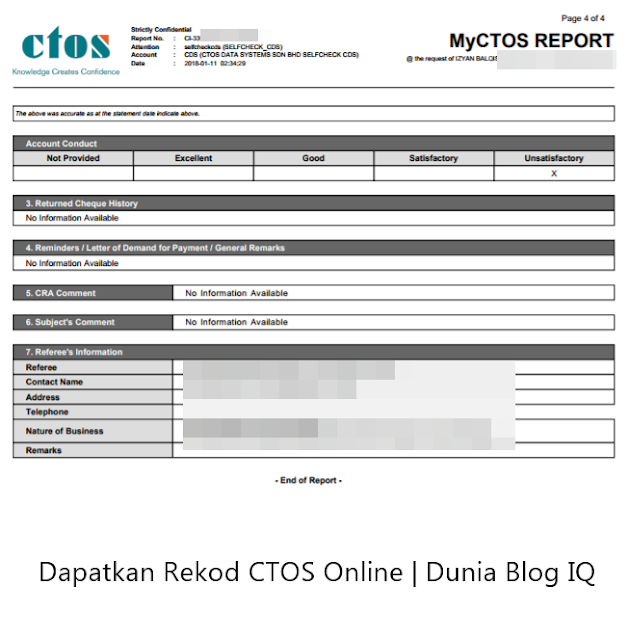 Cara Mudah Dapatkan Report CTOS Online Dan Fakta Asas Mengenainya